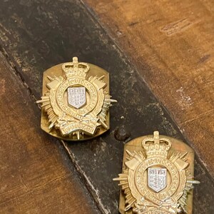 Royal Logistic Corps, Or, Rlc , Brass, Collar Badges,collar Badges ...
