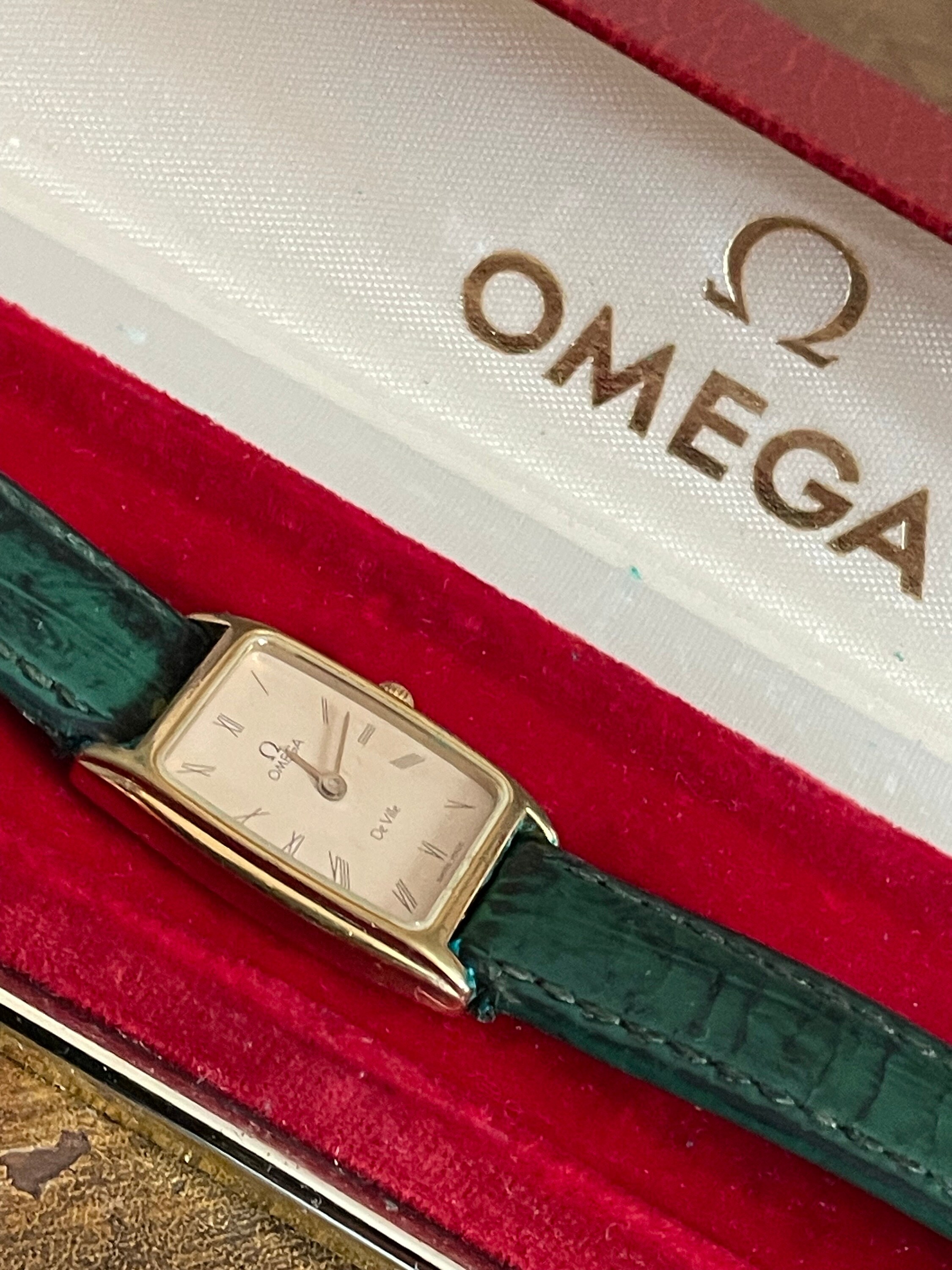 1969 Omega De Ville Womans Rectangular Wristwatch Model With Original ...