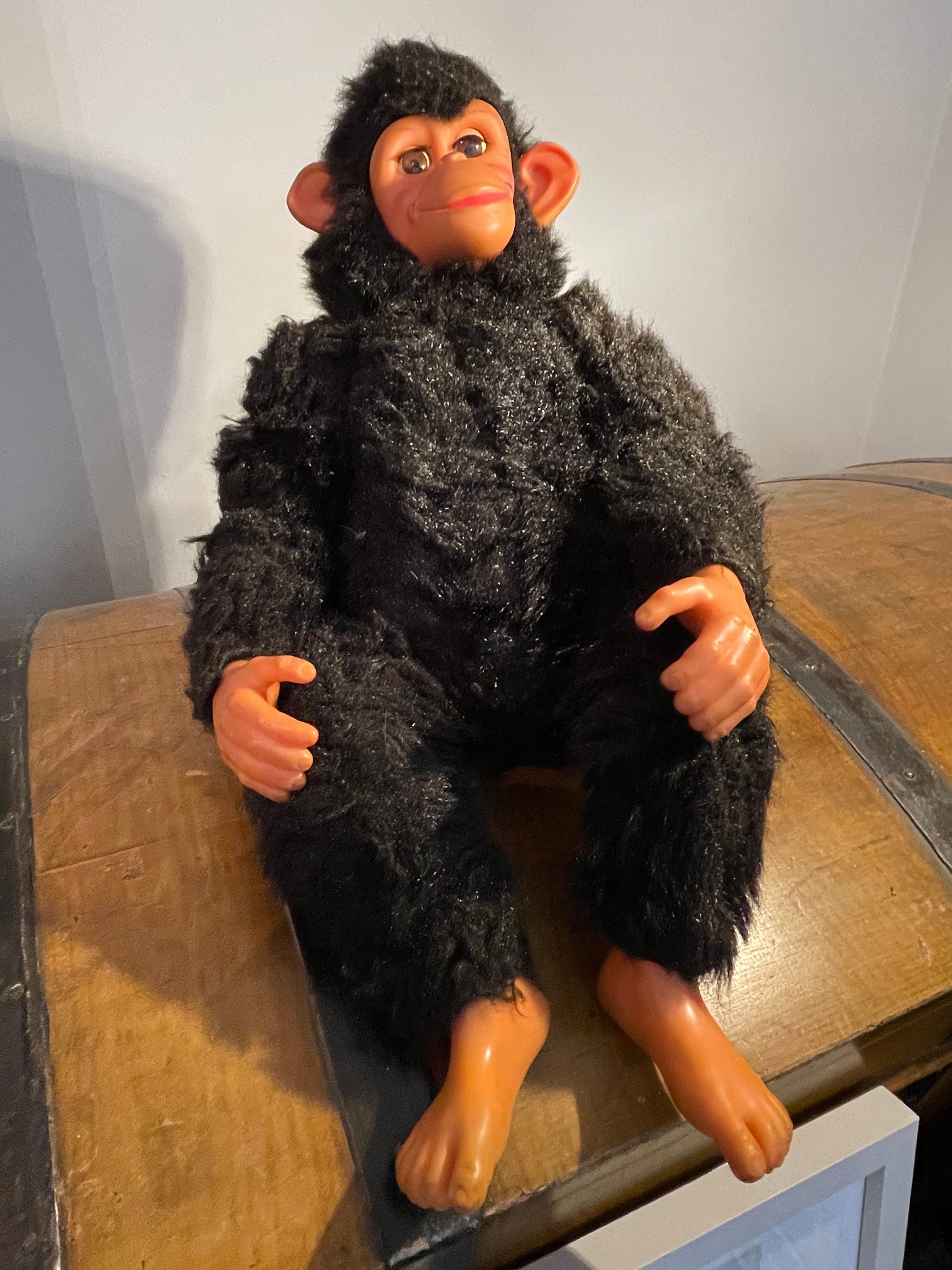 Quirky Vintage MONKEY 20 Teddy Bear / Toy Pyjama Case Holder Bag ...