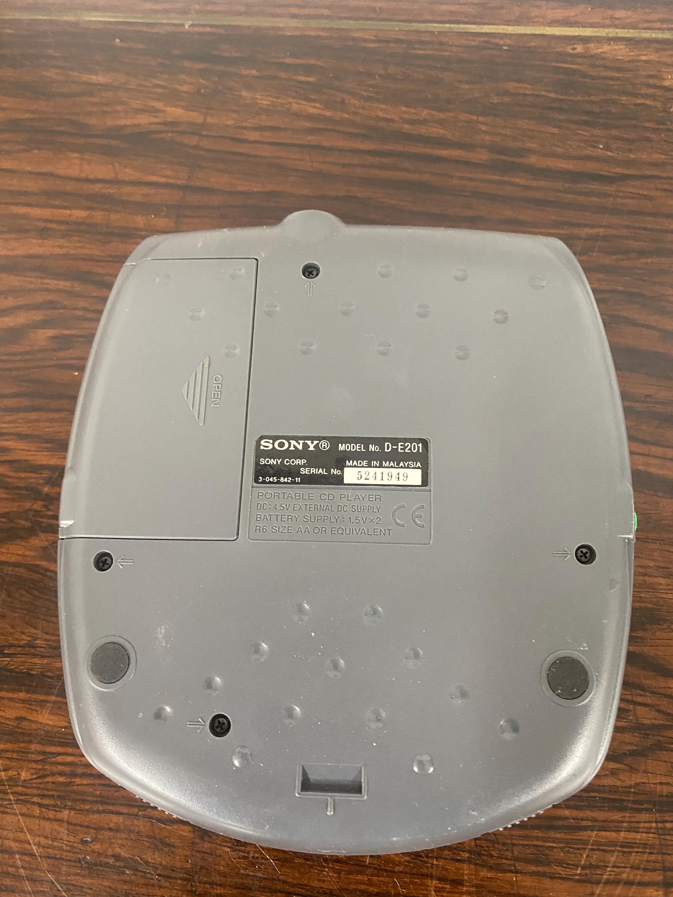 Very Rare Sony Discman ESP2 Mega Bass Portable CD Player D-E200 - Etsy