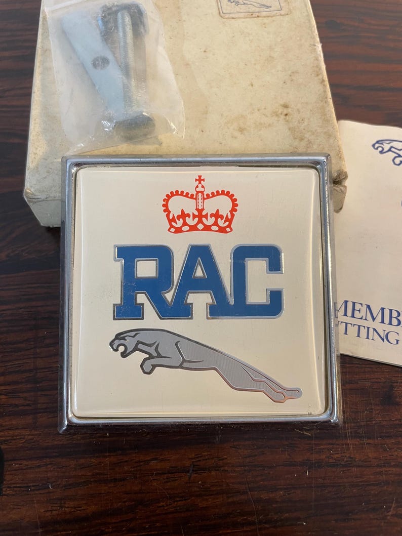 Vintage RAC (royal Automobile Club) Jaguar Car Badge Breakdown Badge - Etsy