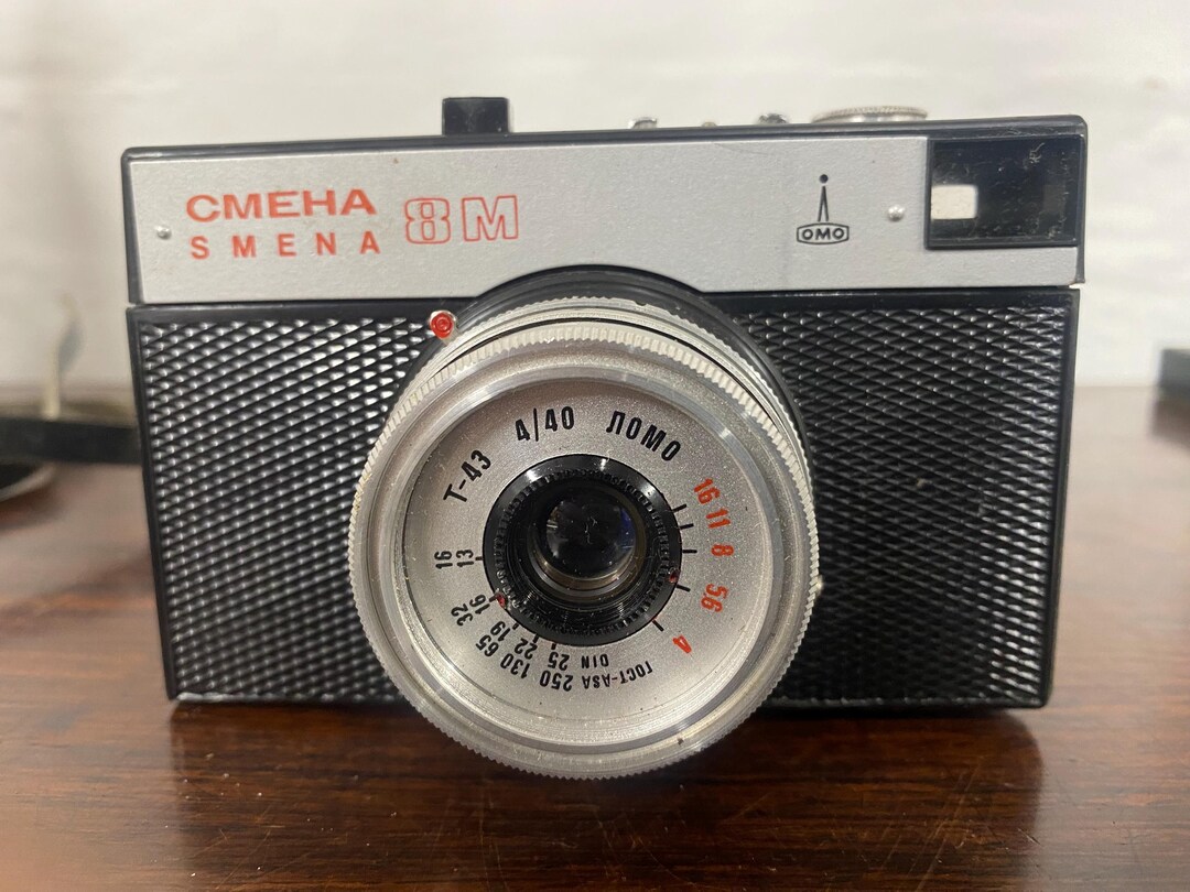 Vintage Lomo Smena 8M OMO USSR Old Film Camera 1970 Rare With Case - Etsy