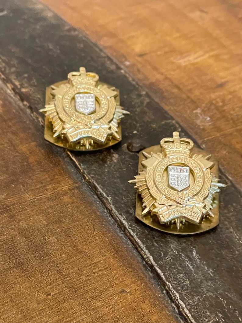 Royal Logistic Corps, Or, Rlc , Brass, Collar Badges,collar Badges ...