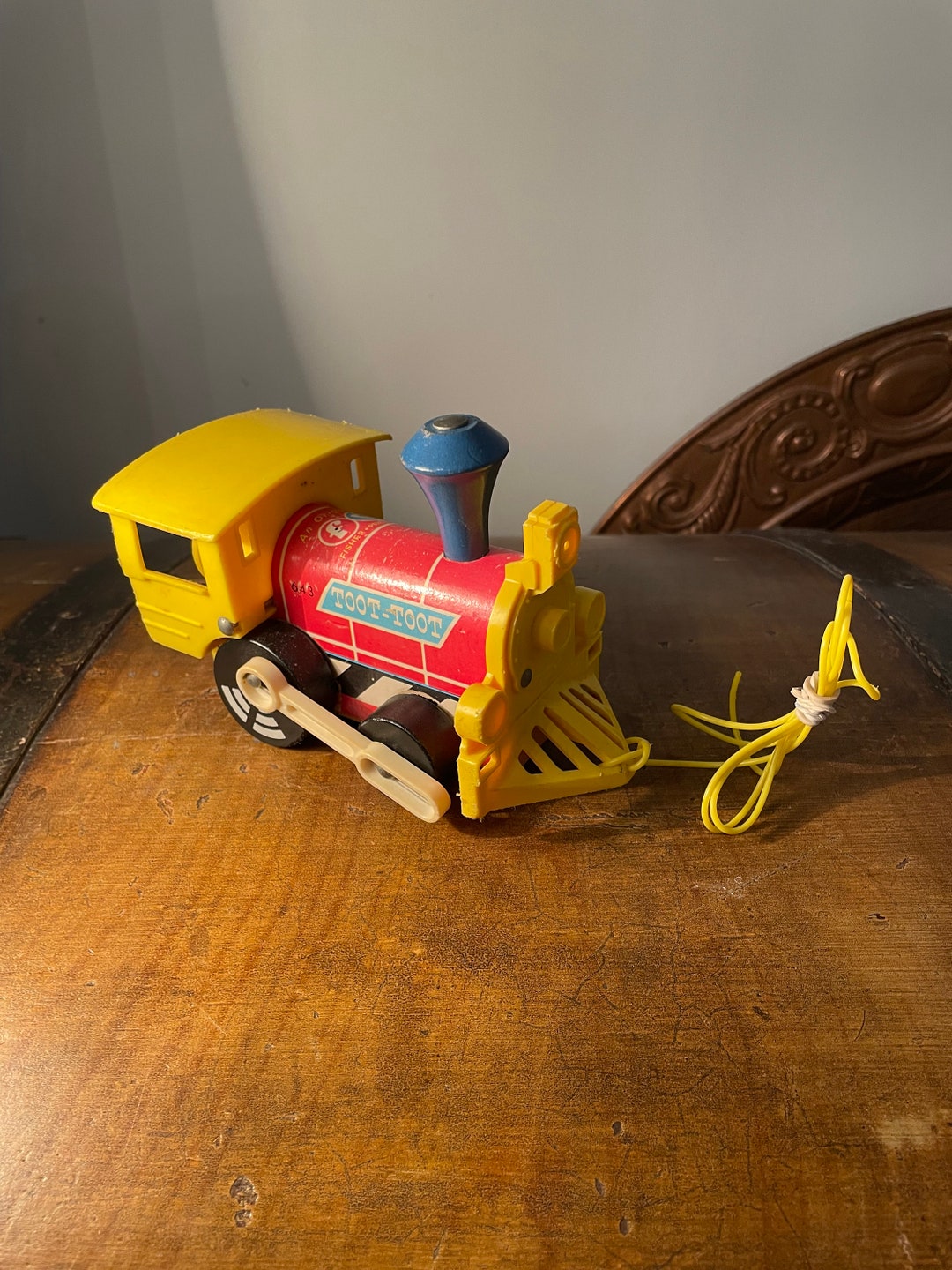 Vintage Fisher Price Toot Toot Train Pull Toy 1964 Child Classic ...