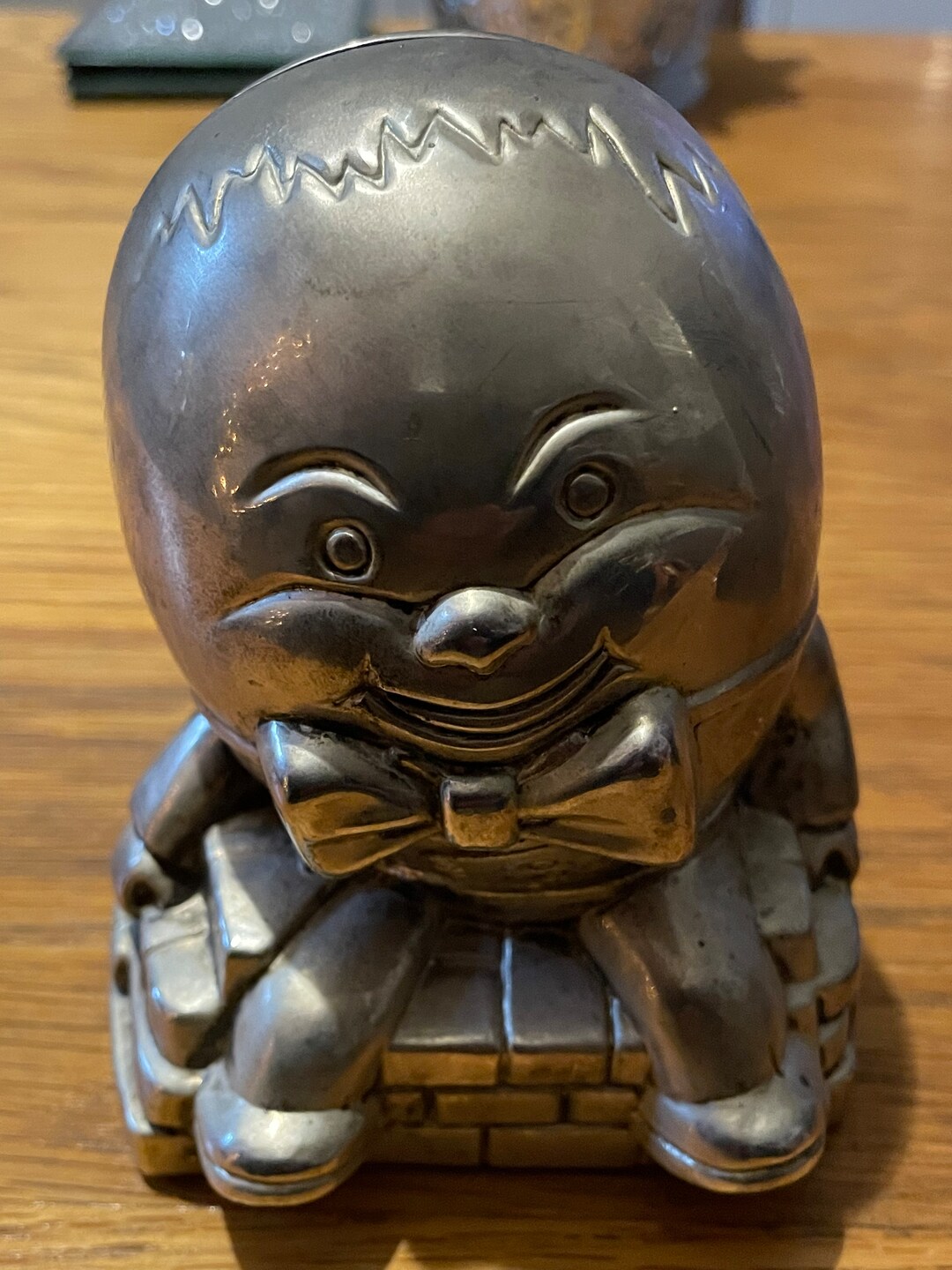 Vintage Humpty Dumpty Silver Plated Money Box - Etsy