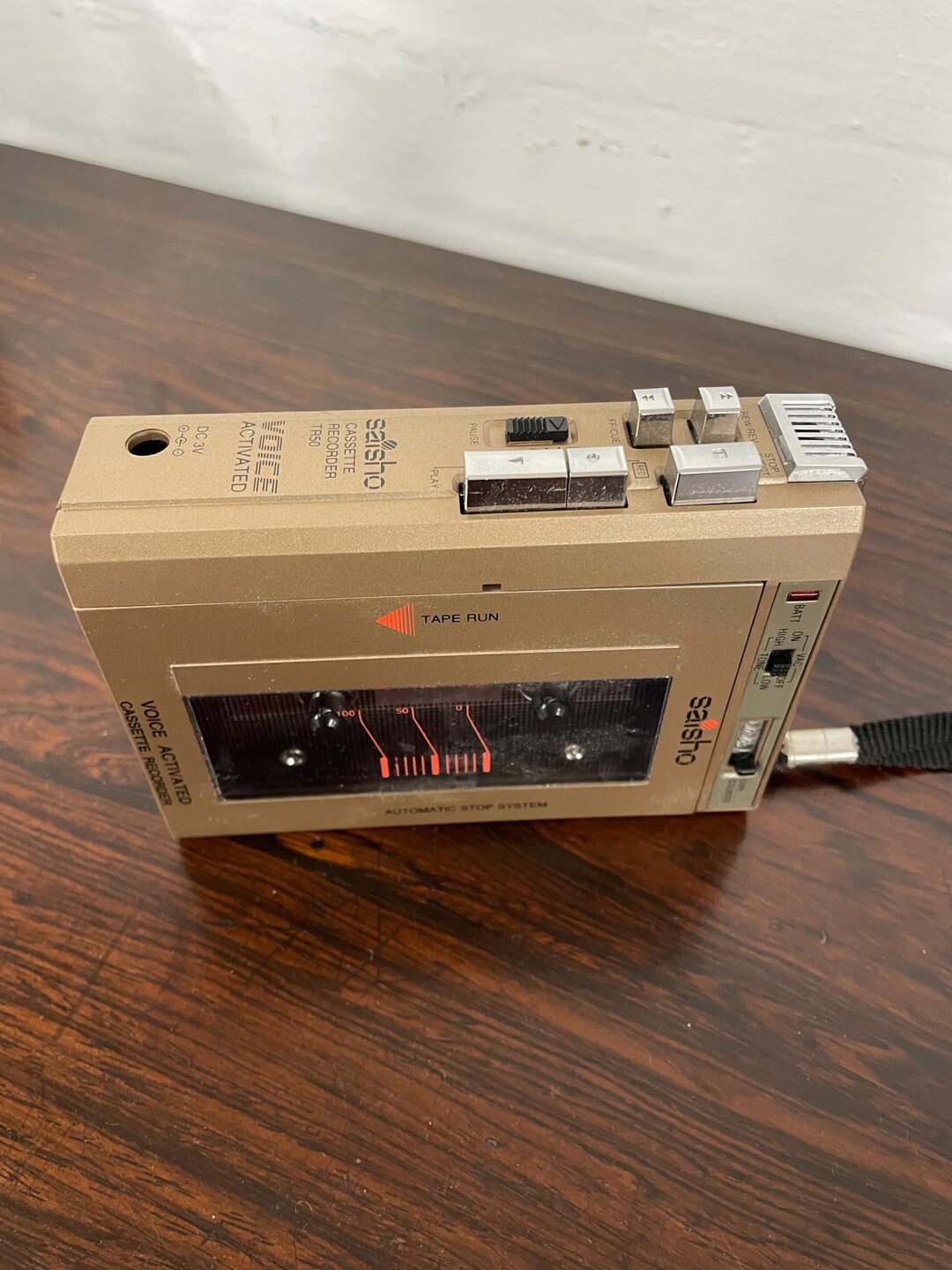 Saisho TR60 Voice Activated Voice Recorder Cassette Player Walkman ...