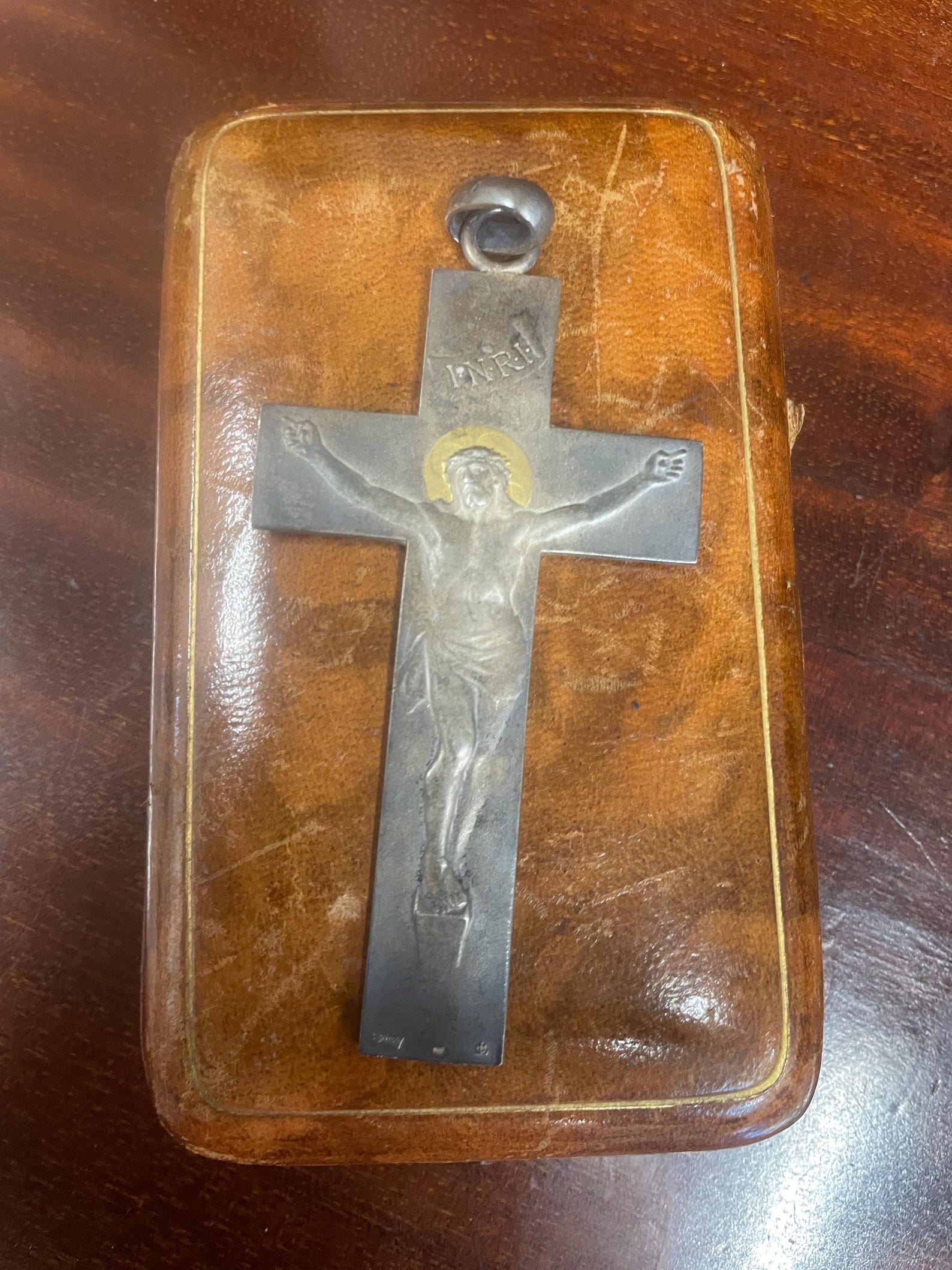 Antique Catholic Silver Cross Crucifix ''MISSION'' - Etsy