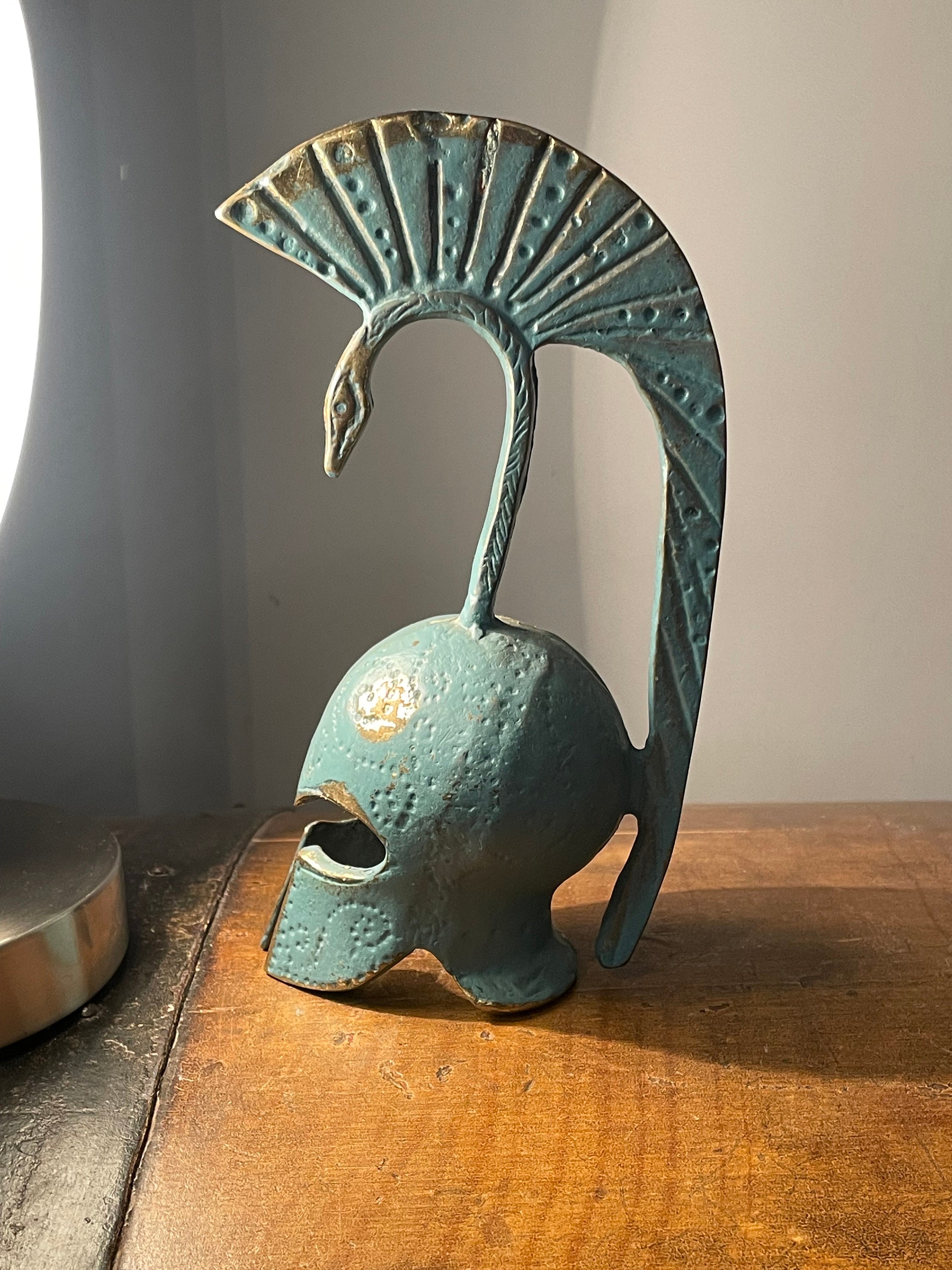 Greek Helmet Ancient Greece Protect Warriors in Bronze Handmade in ...