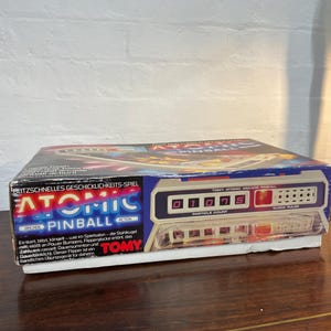 Vintage Tomy Atomic Arcade Pinball Game 1979 Boxed working - Etsy