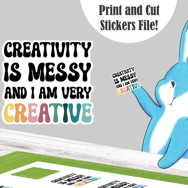 Creativity is Messy - Etsy