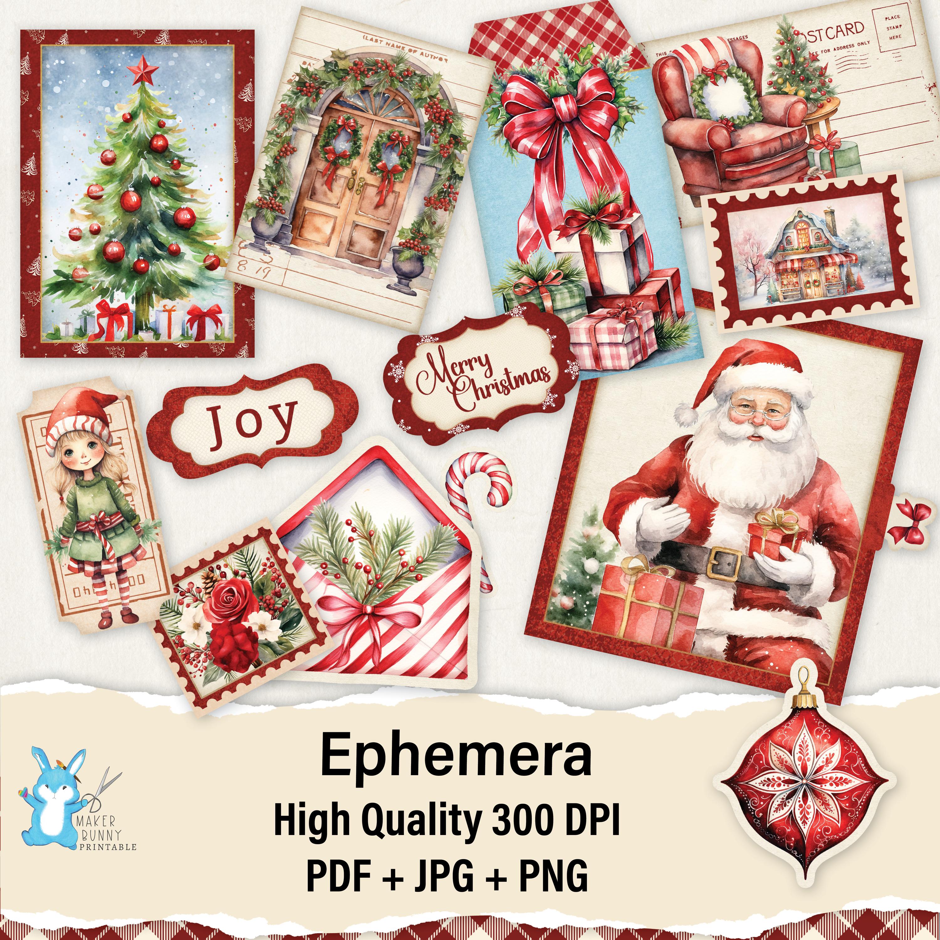 Loaded Tag, Pocket Tags, Christmas, Red + Classic, Paper Craft ...