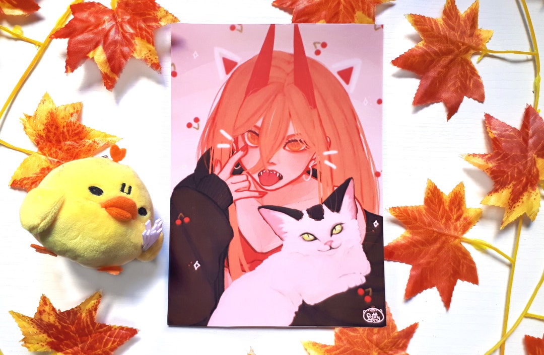 Chainsaw Print · Power · Demon · Anime Print Fanart - Etsy UK