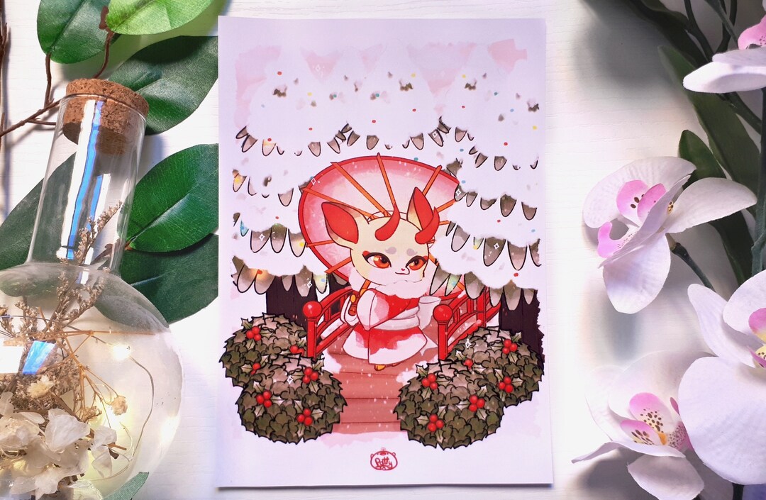 Animal Crossing Print ACNH Shino, Yuki Winter AC Print Fanart - Etsy