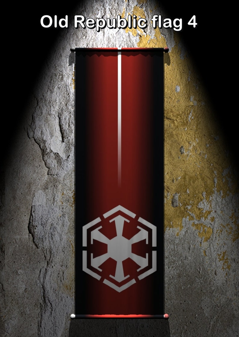 PREMIUM Star Wars Flags With Sith Empire Symbol With Poles / - Etsy