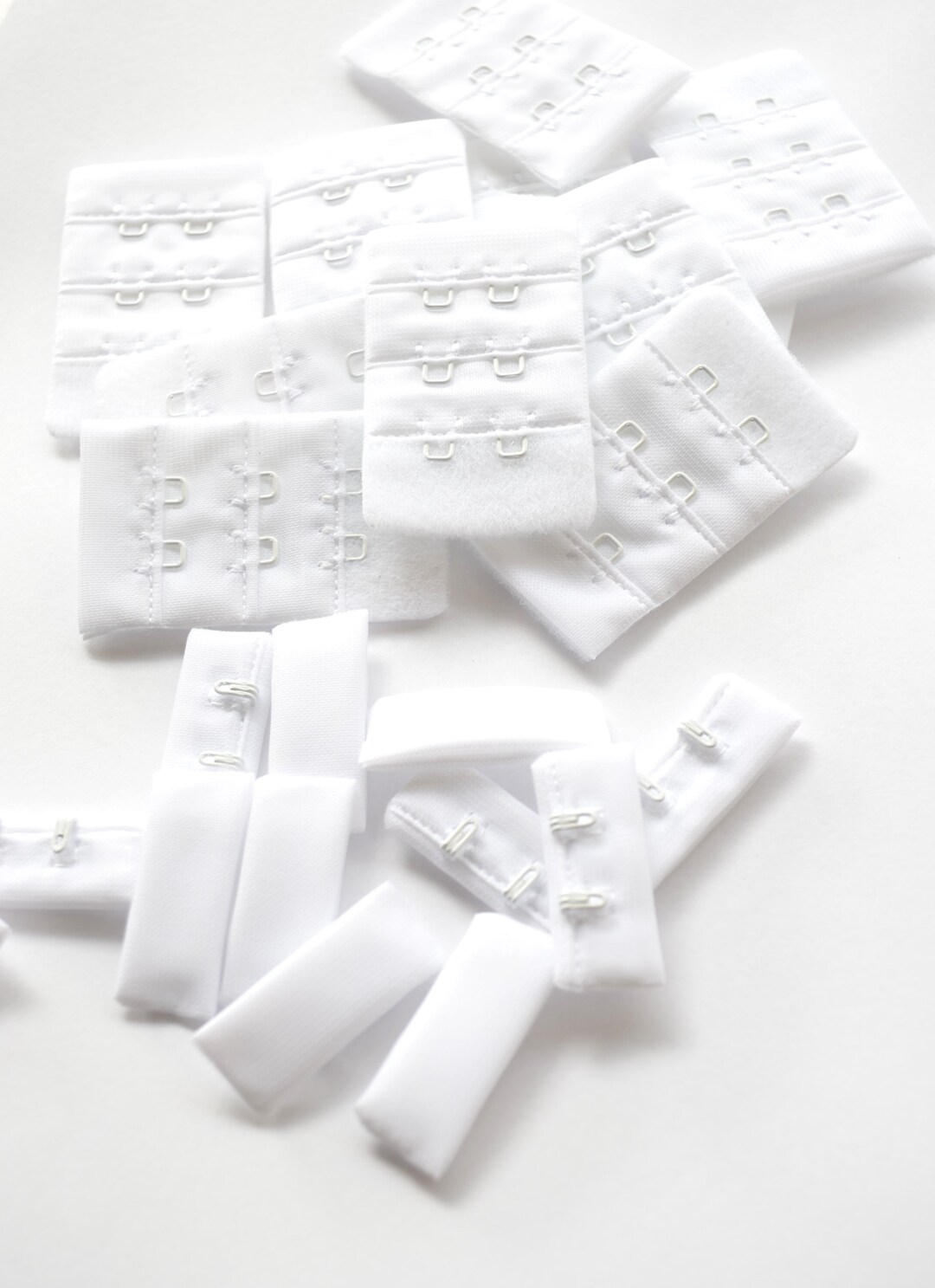 3x2 White Hook & Eye Fasteners for Bra Making - Etsy