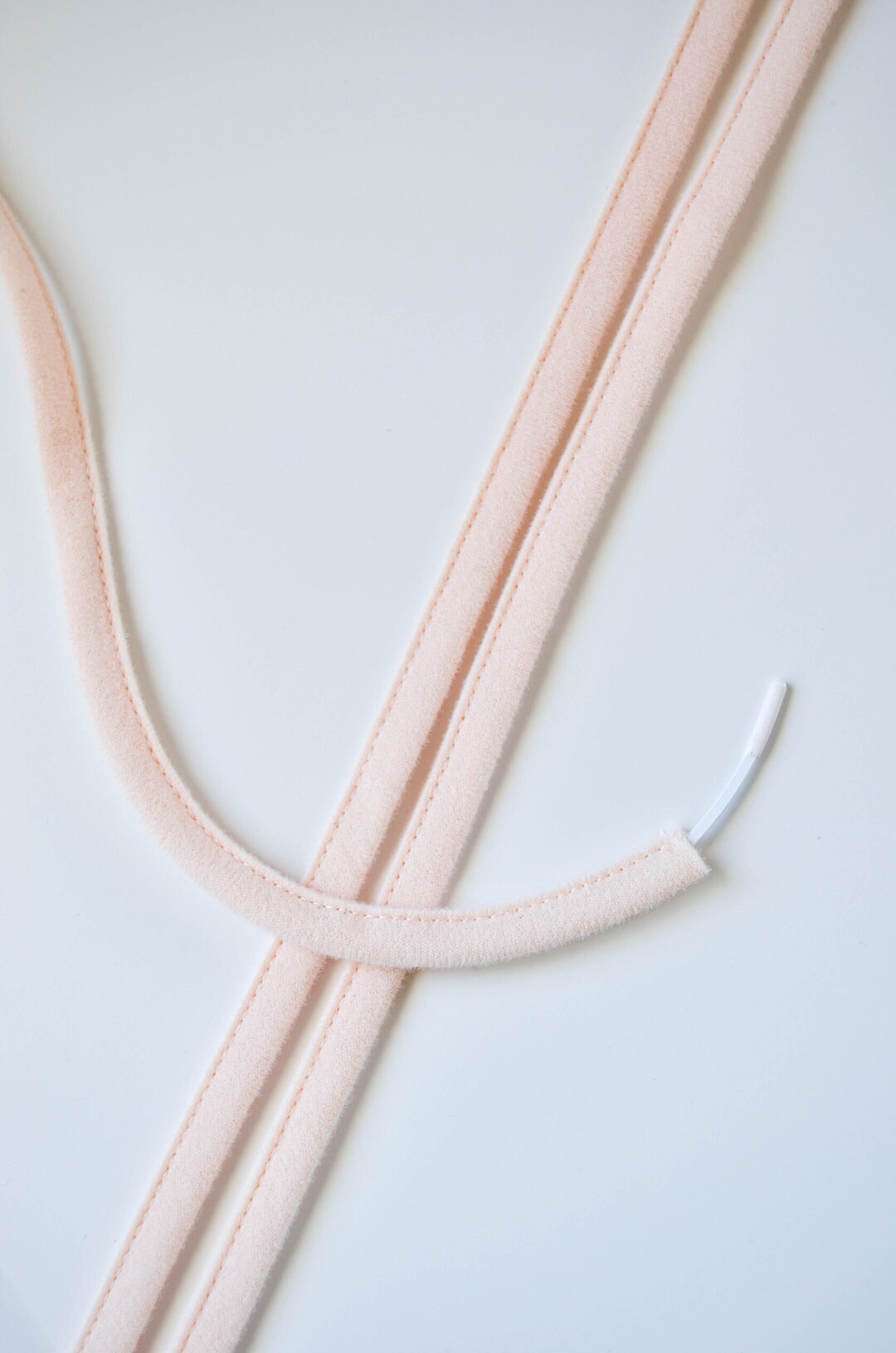 2 Meters Light Beige Bra Underwire Casing for Bra Making, Tunnel Tape ...