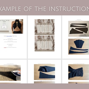 Cross Over Halter Neck Top PDF Sewing Pattern Sizes XS-L | US 2-8 - Etsy