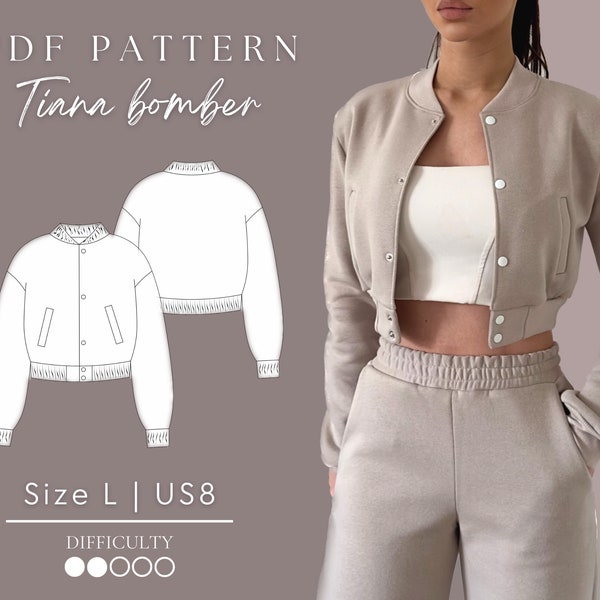 Varsity Jacket Pattern - Etsy