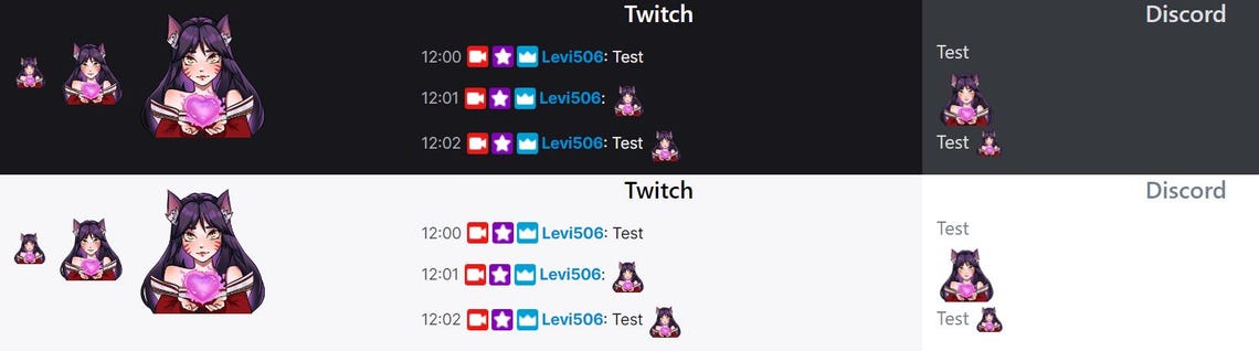 Ahri Emotes, Ahri, Twitch, Twitch Emotes - Etsy