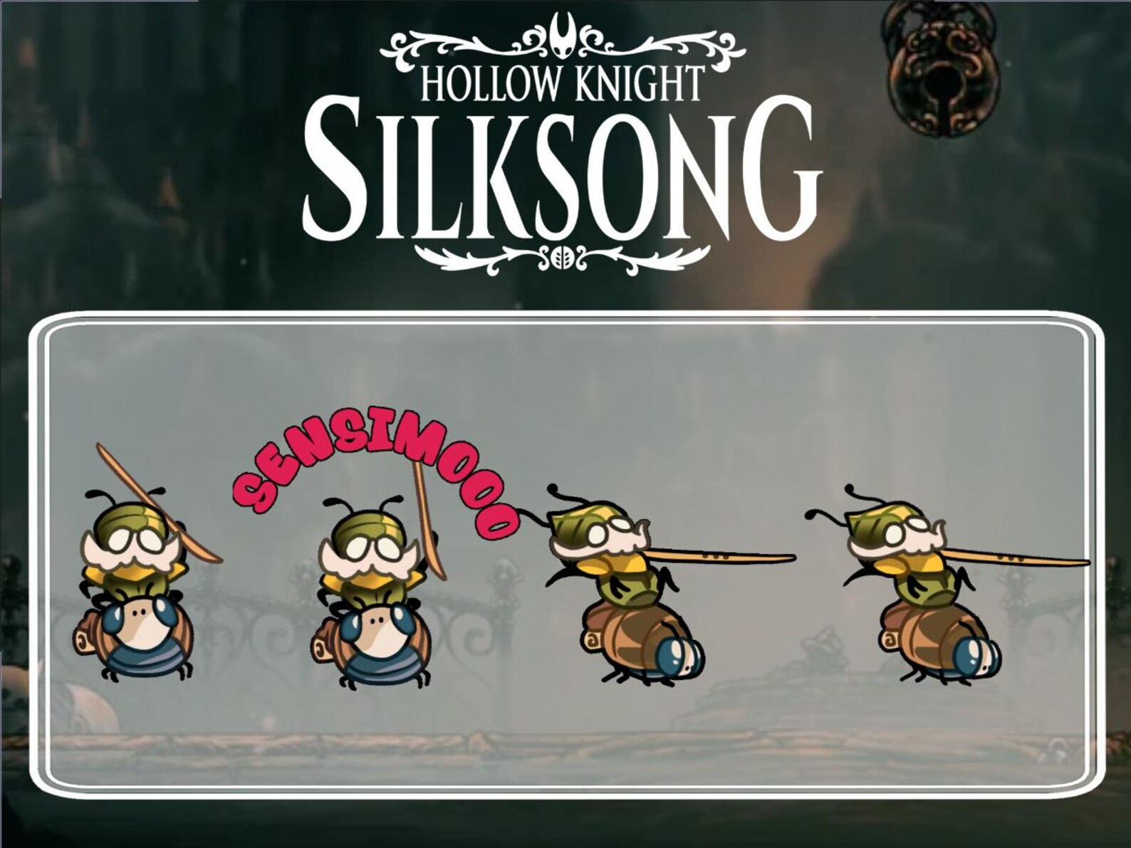 Garmond and Zaza Emote; Hollow Knight Silksong Emote; Cute Silksong ...