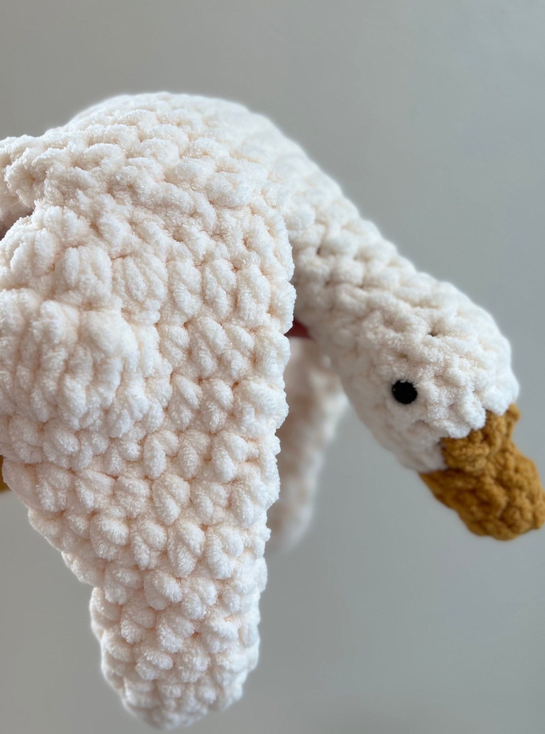 Crochet Goose Snuggler for Baby Goose Snuggler Crocheted Crochet Goose ...