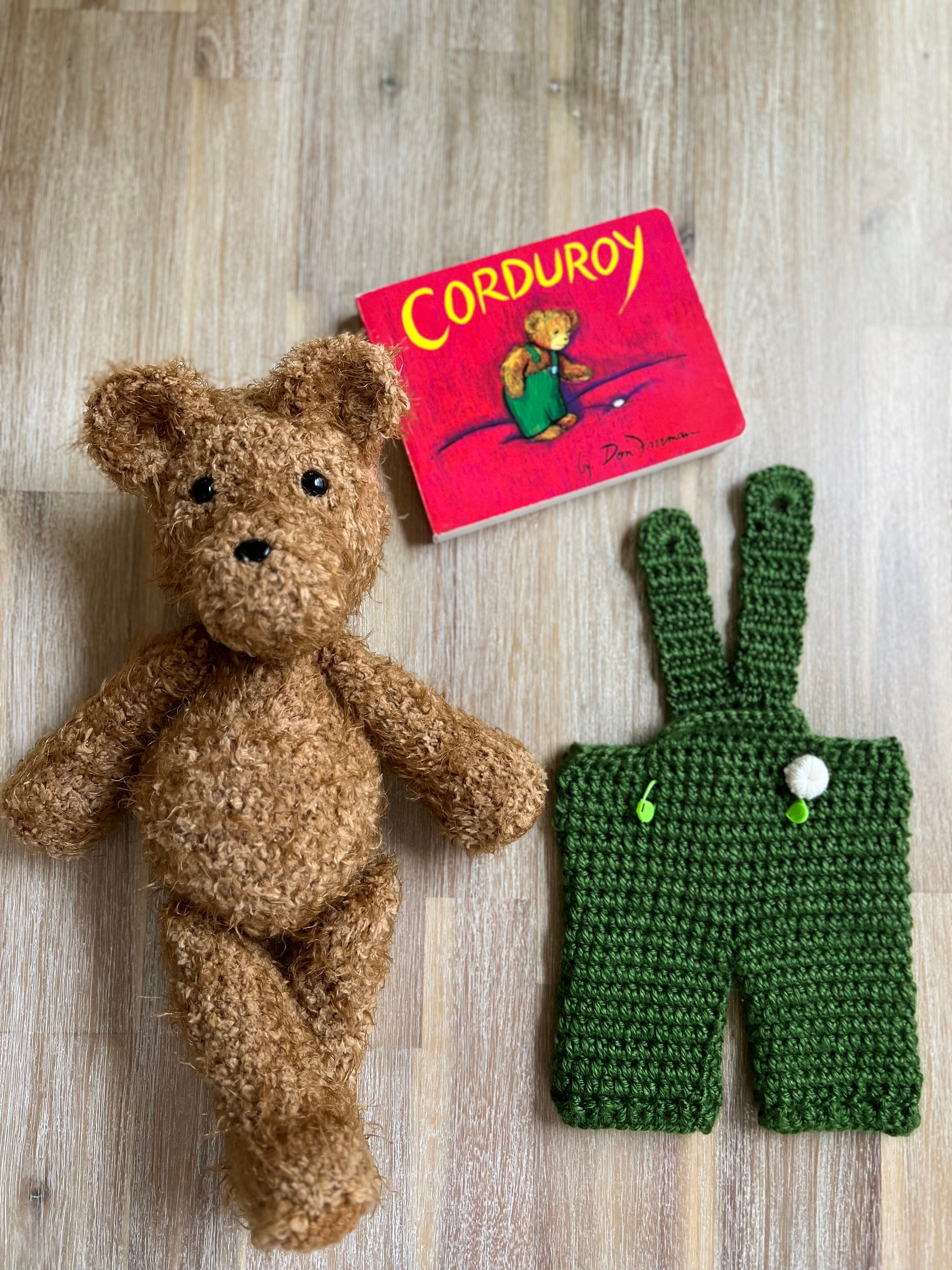Corduroy Teddy Bear Template