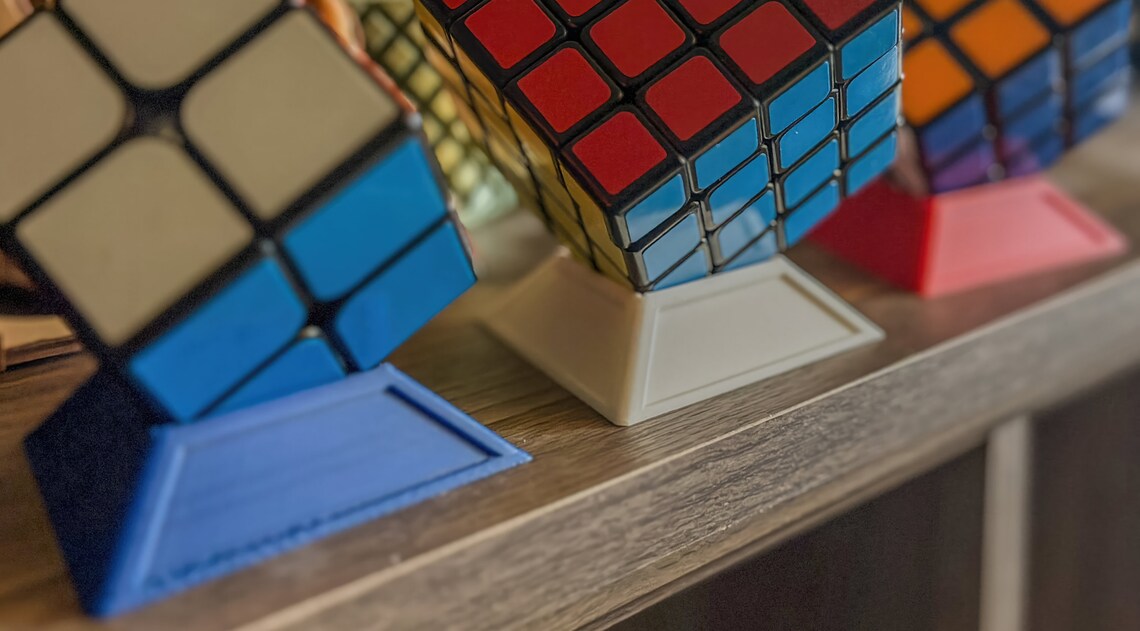 Rubiks Cube Stand Speed Cube Stand - Etsy