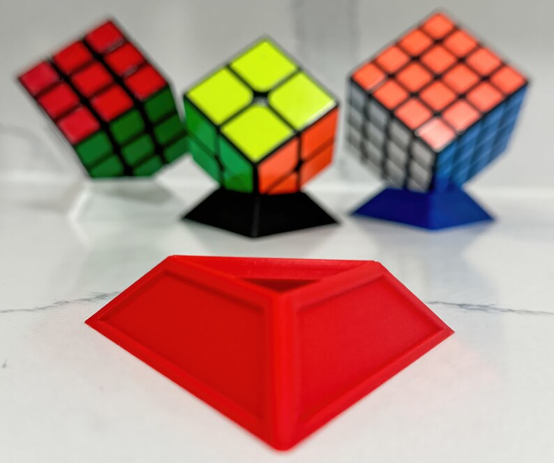 Rubiks Cube Stand Speed Cube Stand - Etsy