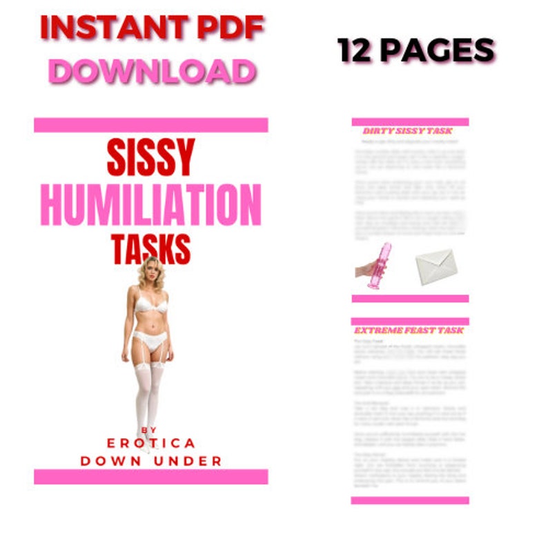 Sissy Humiliation Training Guide: 12 Page Ebook (PDF) Sissification ...
