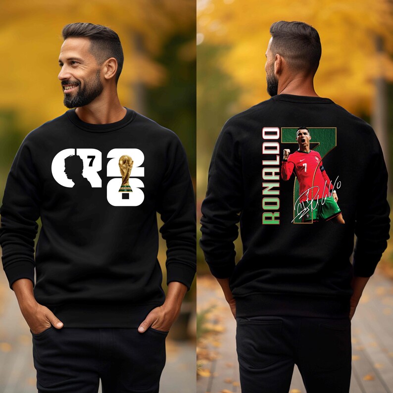 Cristiano Ronaldo 2026 Kids Sweatshirt, Soccer Football Shirt - Etsy
