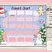 Printable Snow Castle Reward Chart for Kids | Instant PDF Download - Etsy