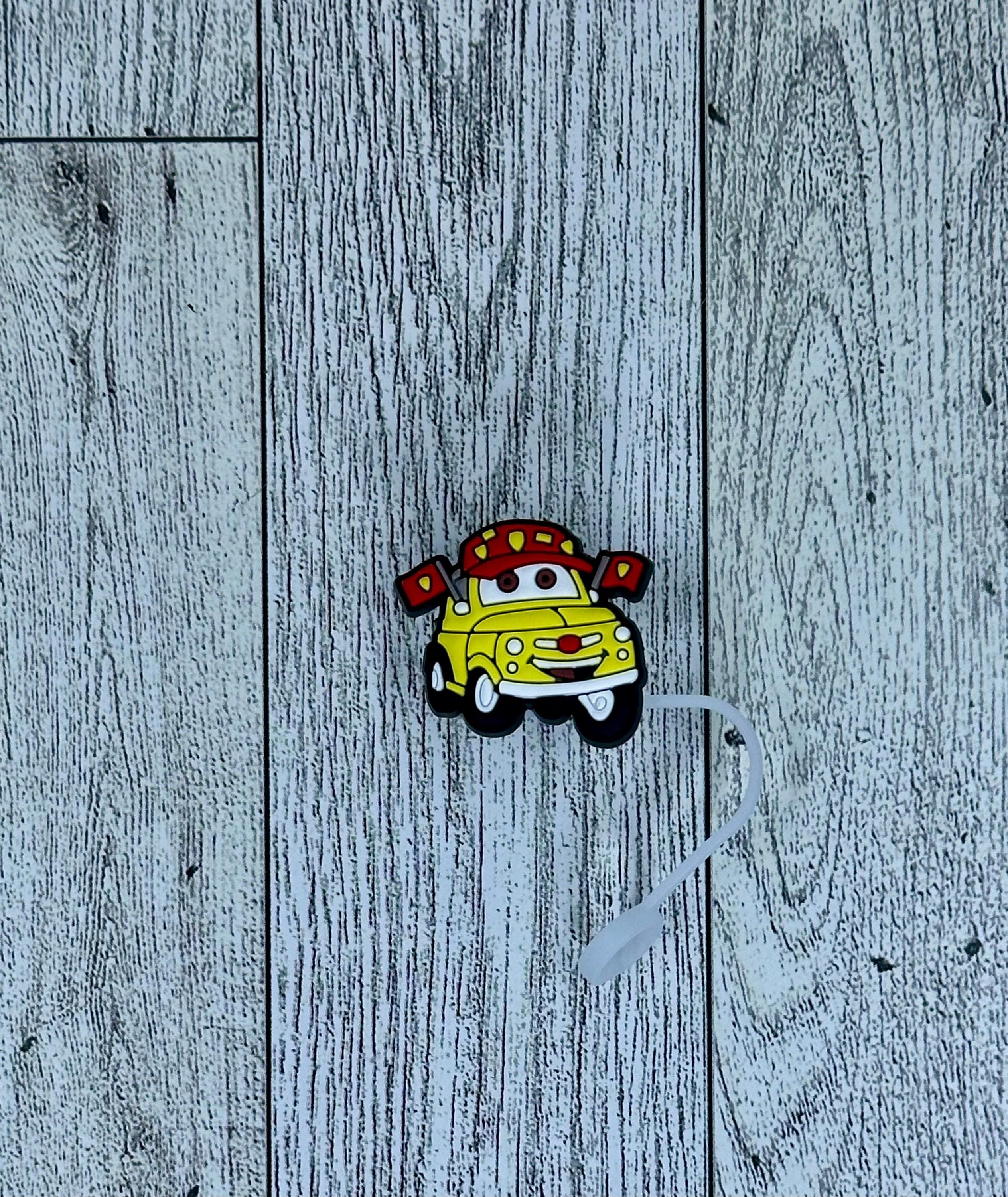 Cartoon Cars Straw Toppers - Etsy