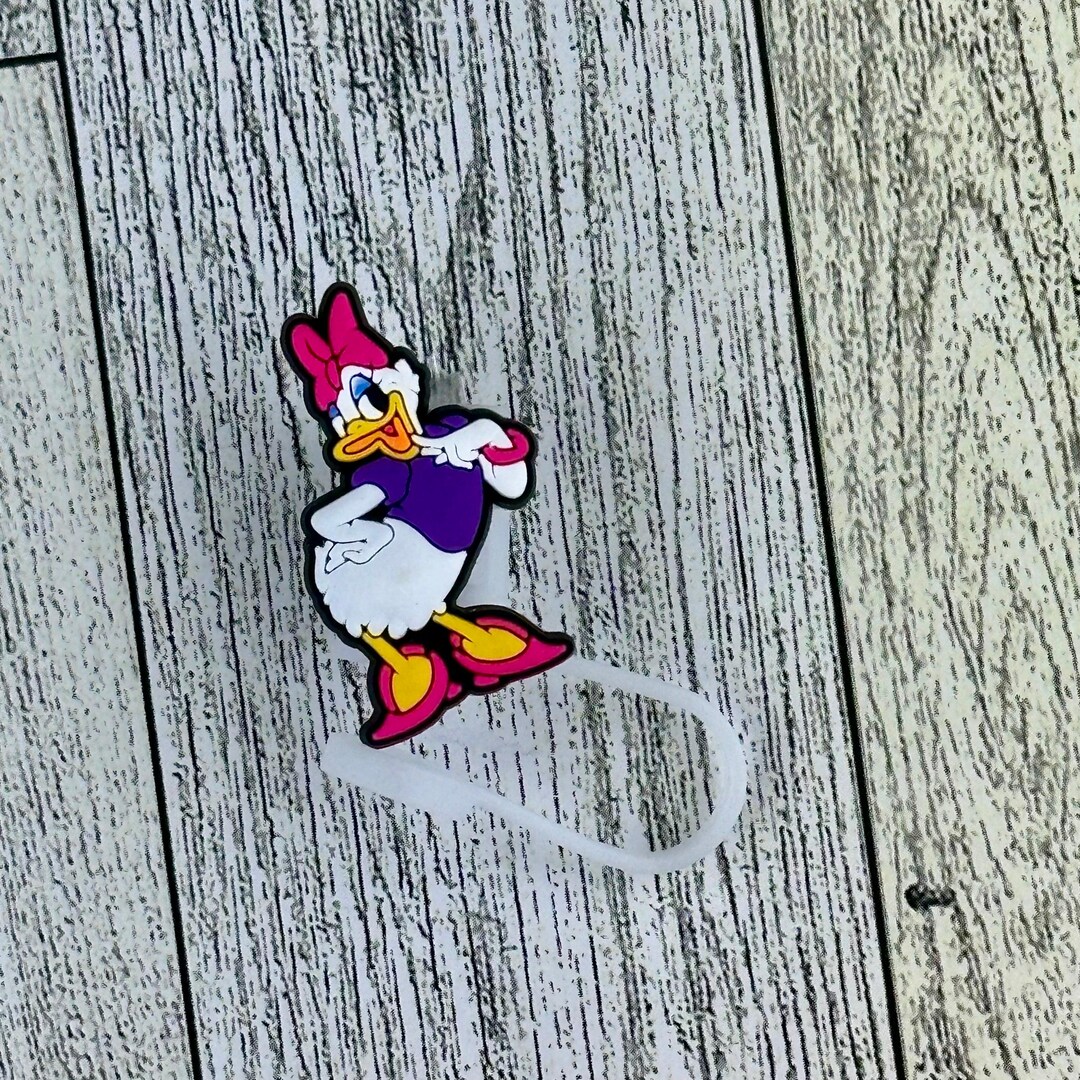 Cartoon Animated Duck Straw Toppers - Etsy