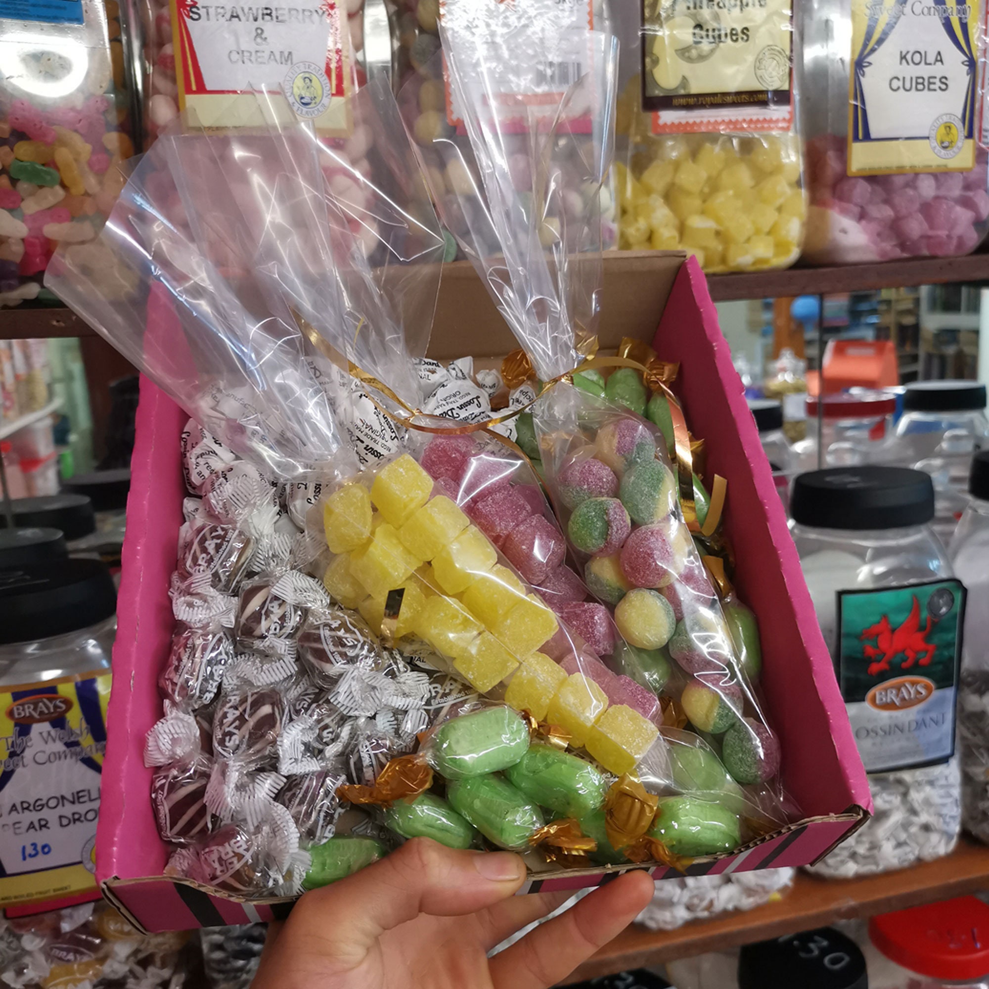 Traditional Welsh Sweet Box. 1950s Sweets Gift, Sweet Gift, Retro ...