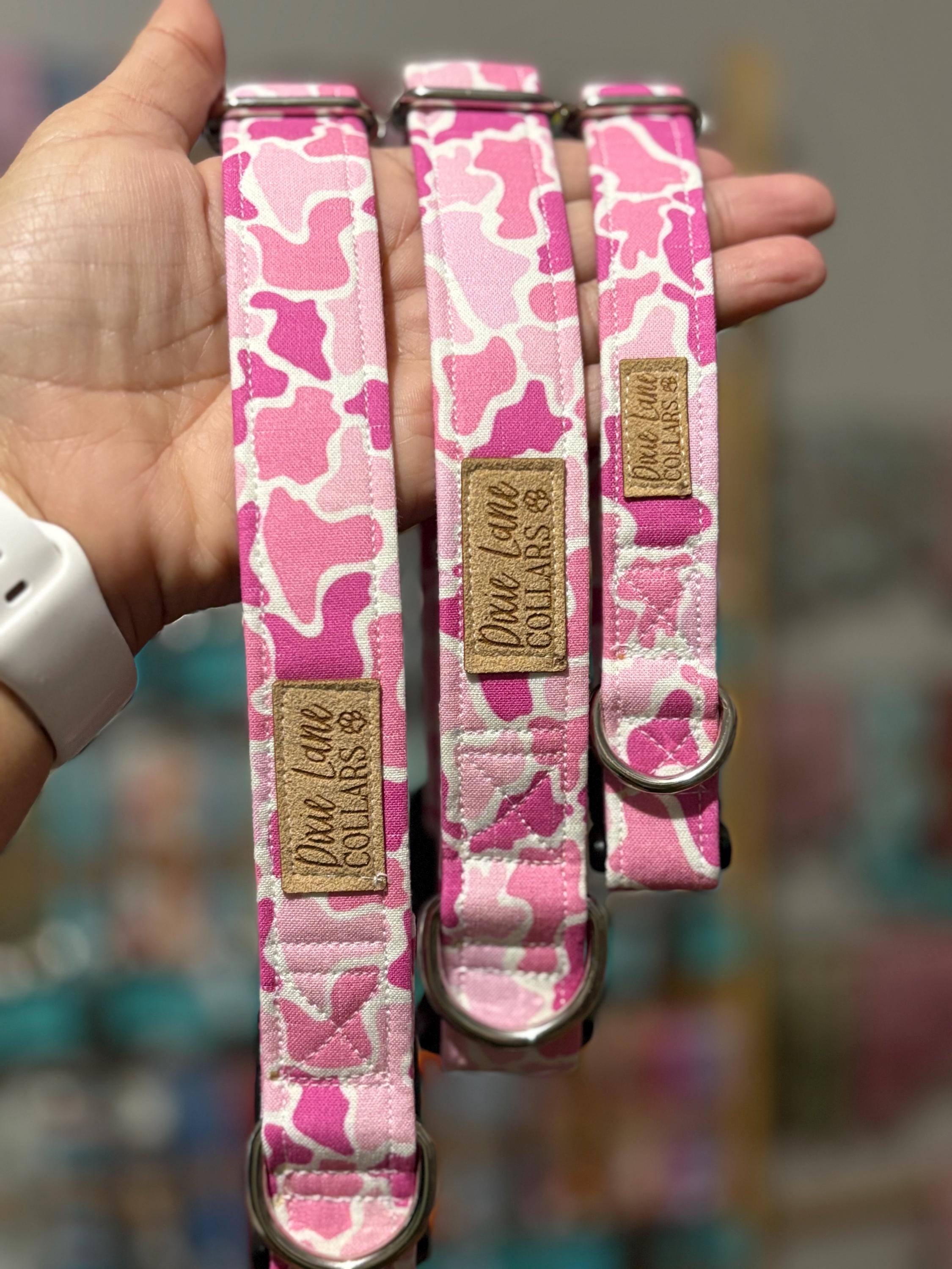 Pink Camo Dog Collar, Duck Camo Print Collar, Dixie Lane Collars - Etsy