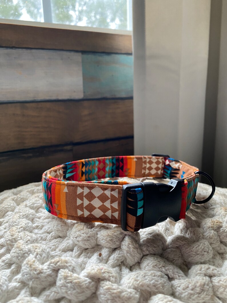 Aztec Dog Collar Navajo Western Dog Collar Southwestern - Etsy