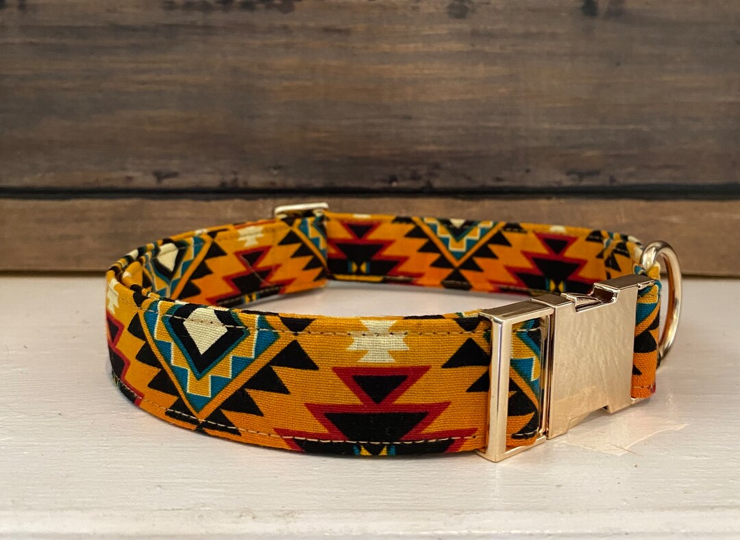 Aztec Dog Collar • Navajo • Western Dog Collar • Southwestern Collar ...