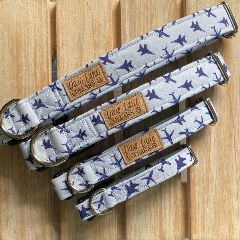 Navy Blue Dog Collar - Etsy