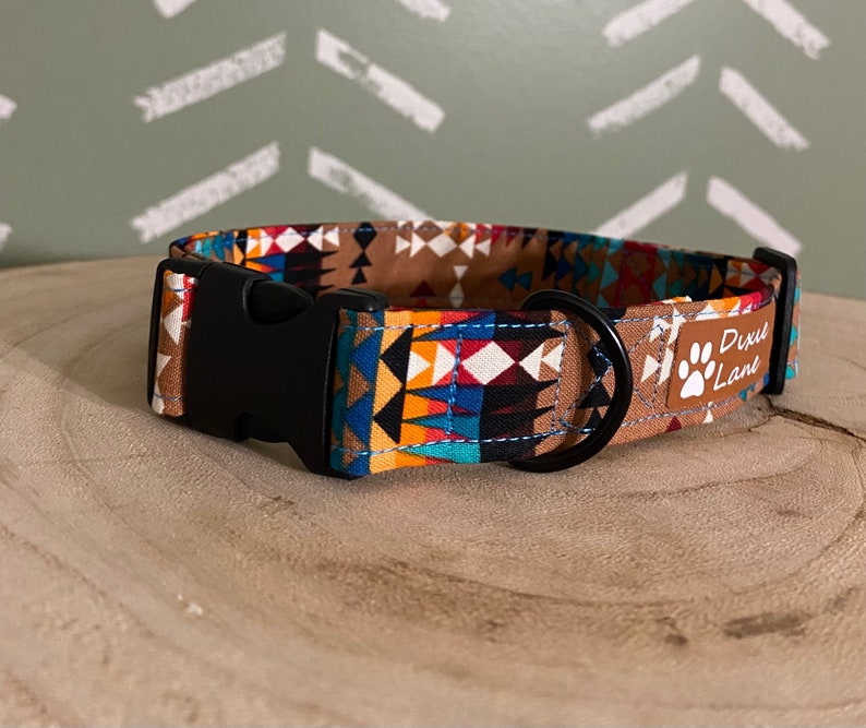 Aztec Dog Collar Navajo Western Dog Collar Southwestern - Etsy