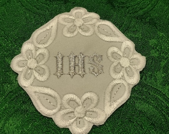 Emblem Embroidered Liturgical Applique IHS - Etsy