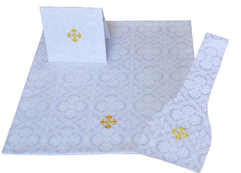 Burse, Maniple and Chalice Veil,colors White, Green, Purple, Red,black ...