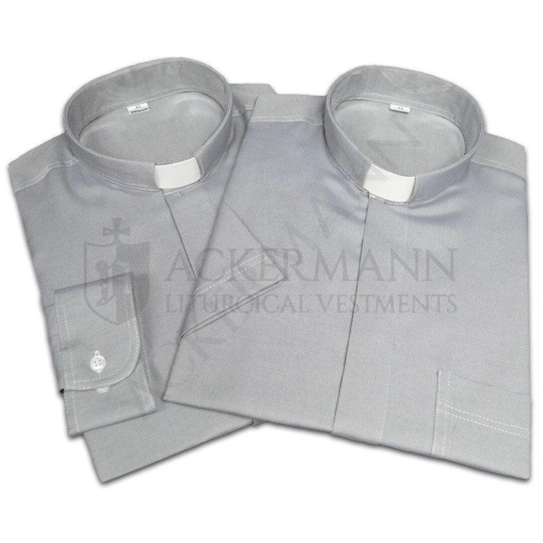 Priestly Shirt.long-sleeved Priest's Shirt. - Etsy