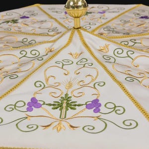 Processional Umbrella With Eucharistic Symbols,accessories for Church ...