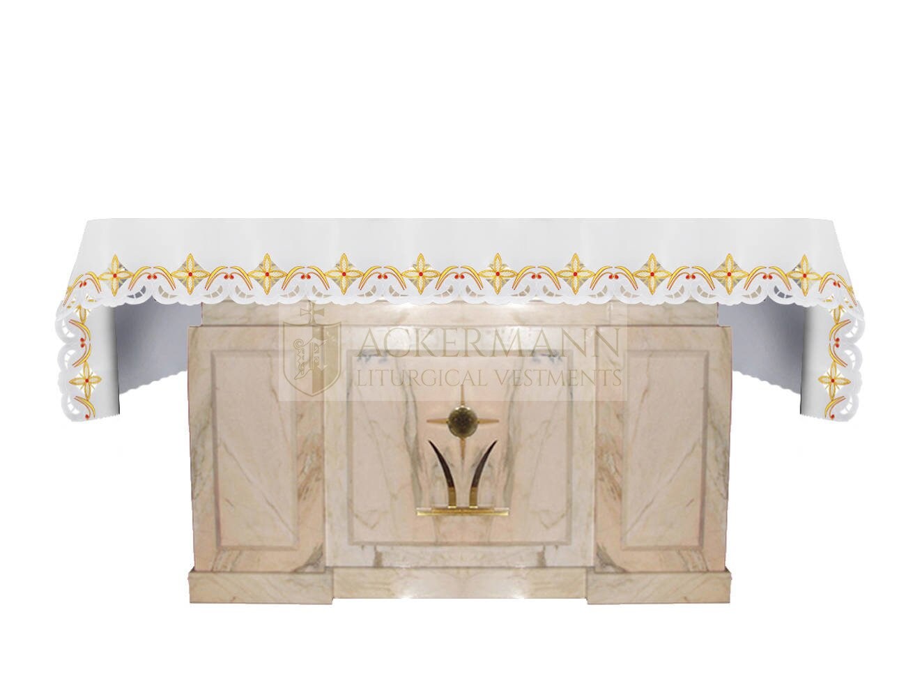 Church Altar Cloth Gold Crosses,accessories for Church Celebrations ...