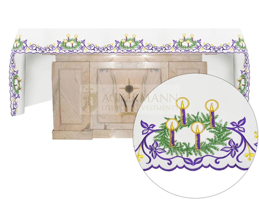 Church Altar Cloth Advent,accessories for Church Celebrations,catholic ...