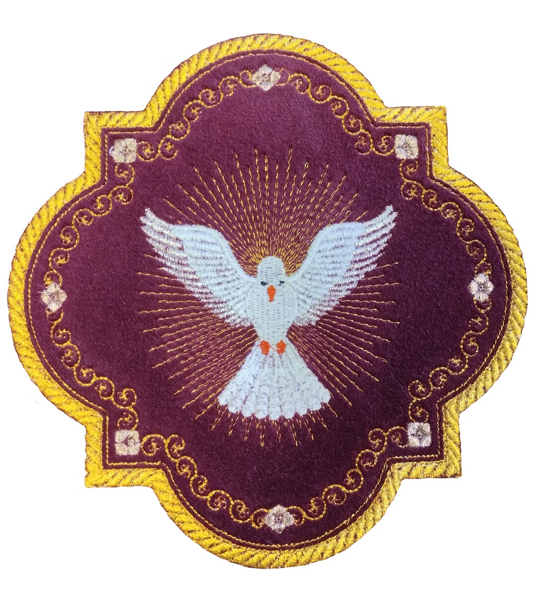 Embroidered Applique Holy Spirit,liturgical Church Emblem,liturgical ...
