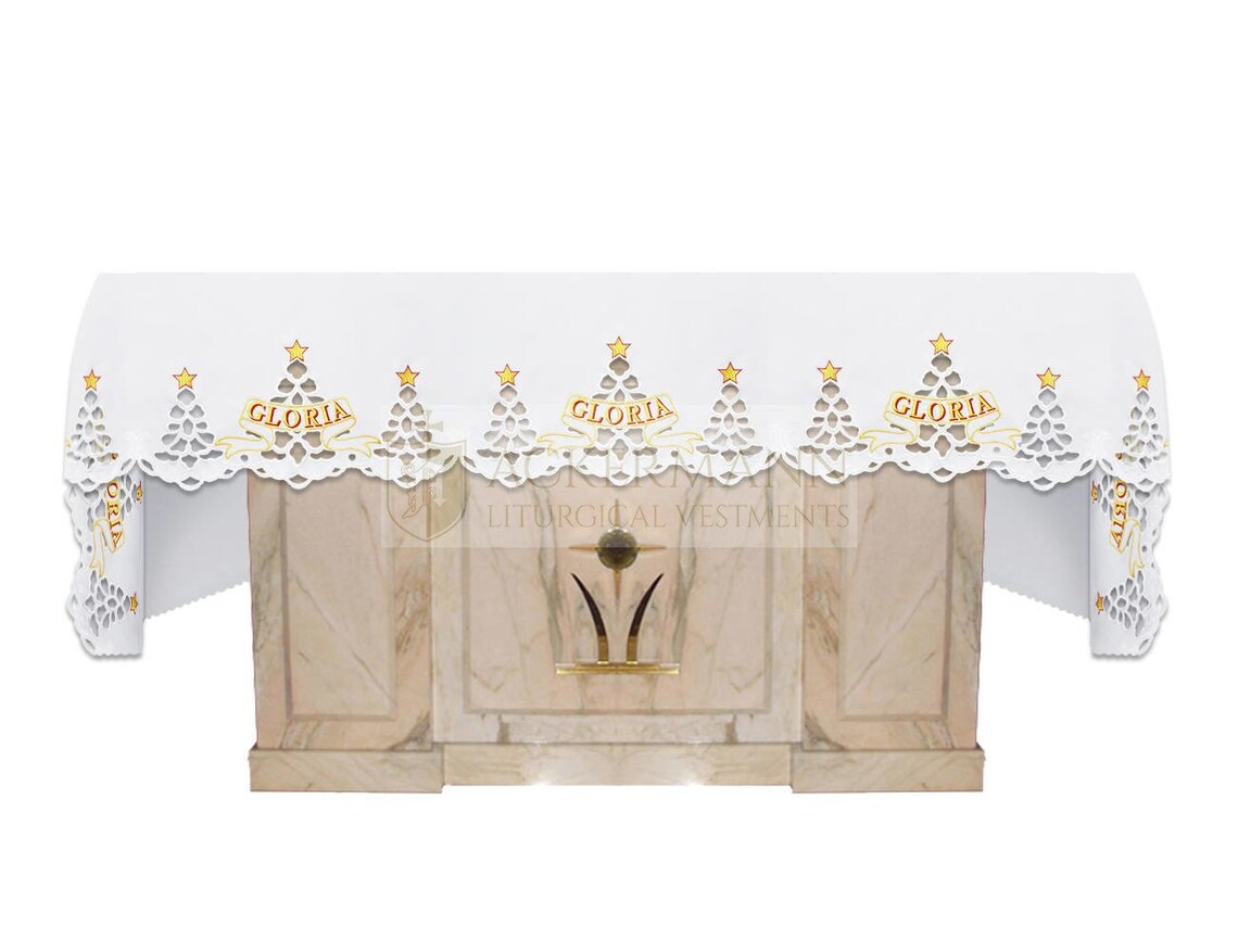 Church Altar Cloth Gloria,accessories for Church Celebrations,catholic ...