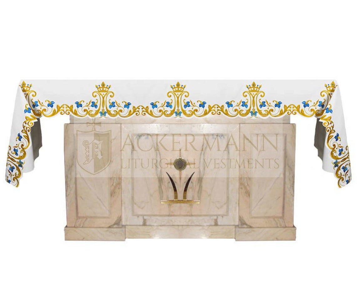 Altar Cloth Marian Madonna,accessories for Church Celebrations,catholic ...