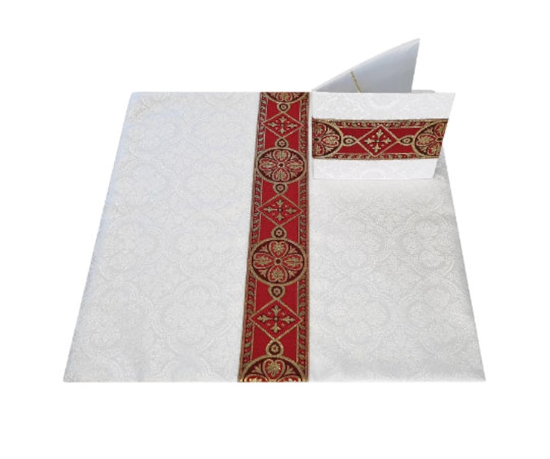 Set of 4 Burses and Chalice Veils,four Colors Set White, Green, Purple ...