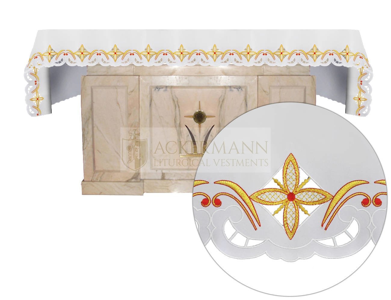 Church Altar Cloth Gold Crosses,accessories for Church Celebrations ...